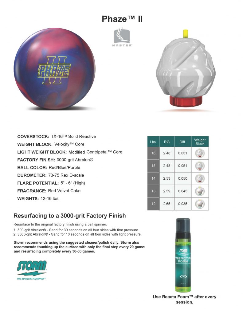 PHAZE II RED/BLUE/PURPLE – Bowlers Supply